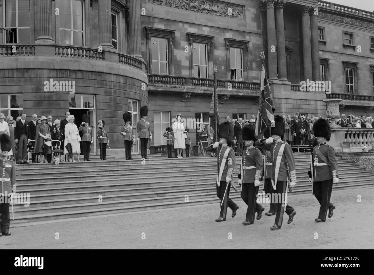 PRINCESS MARGARET ROSE CEREMONY THIRD BATTALION 8 JULY 1960 Stock Photo ...