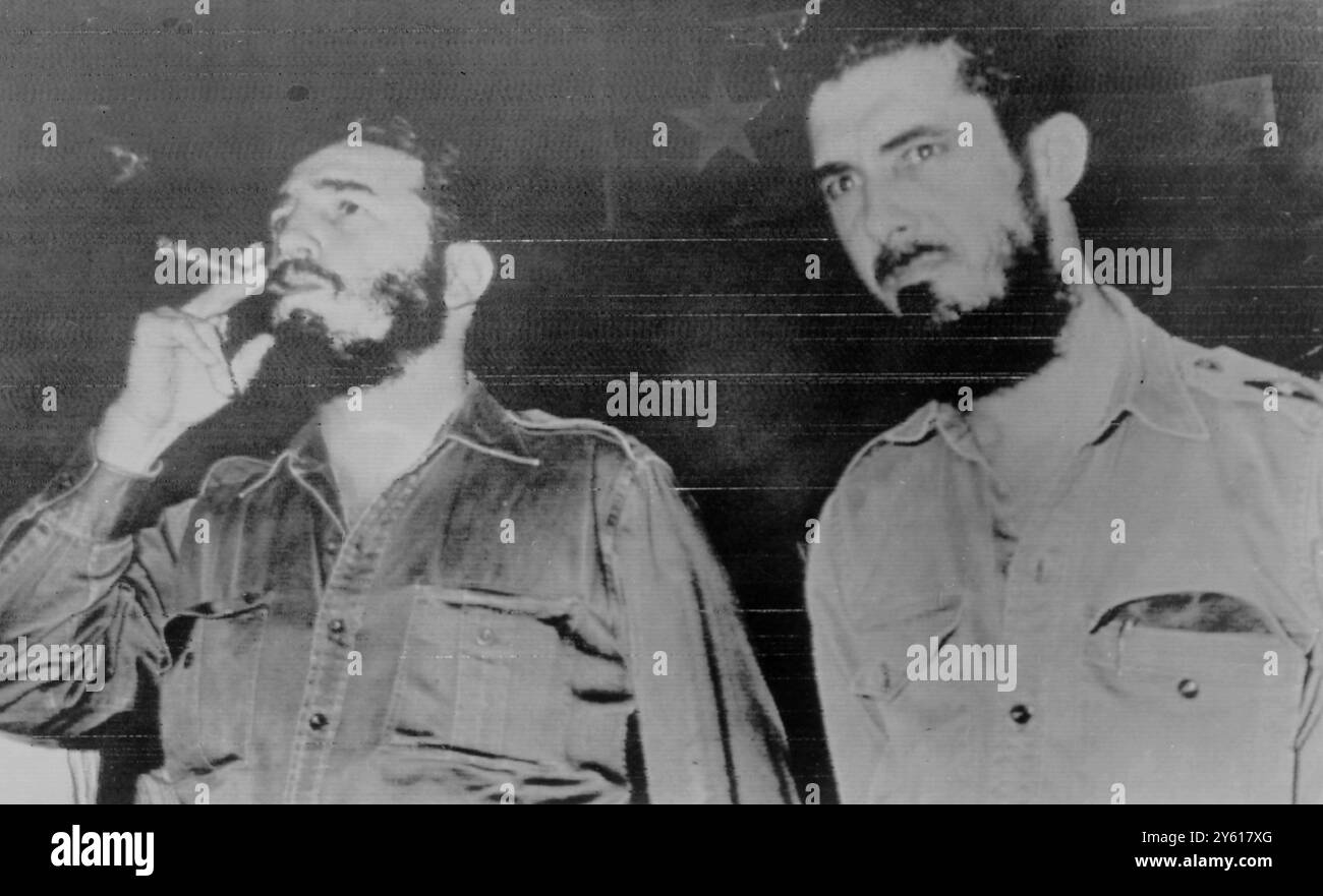 CUBAN PRESIDENT FIDEL CASTRO IN HAVANA / 7 JULY 1960 Stock Photo - Alamy