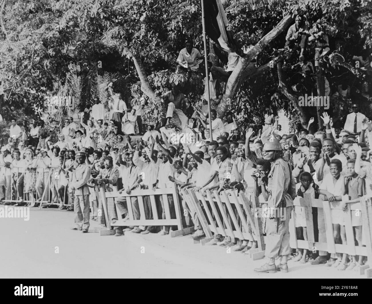 INDEPENDENCE CELEBRATIONS IN BELGIAN CONGO 4 JULY 1960 Stock Photo - Alamy