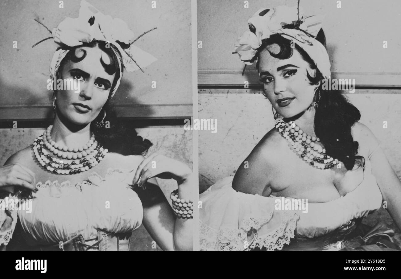 BRITISH BEAUTY ISABELLA RYE IN NEW YORK 3 JULY 1960 Stock Photo - Alamy