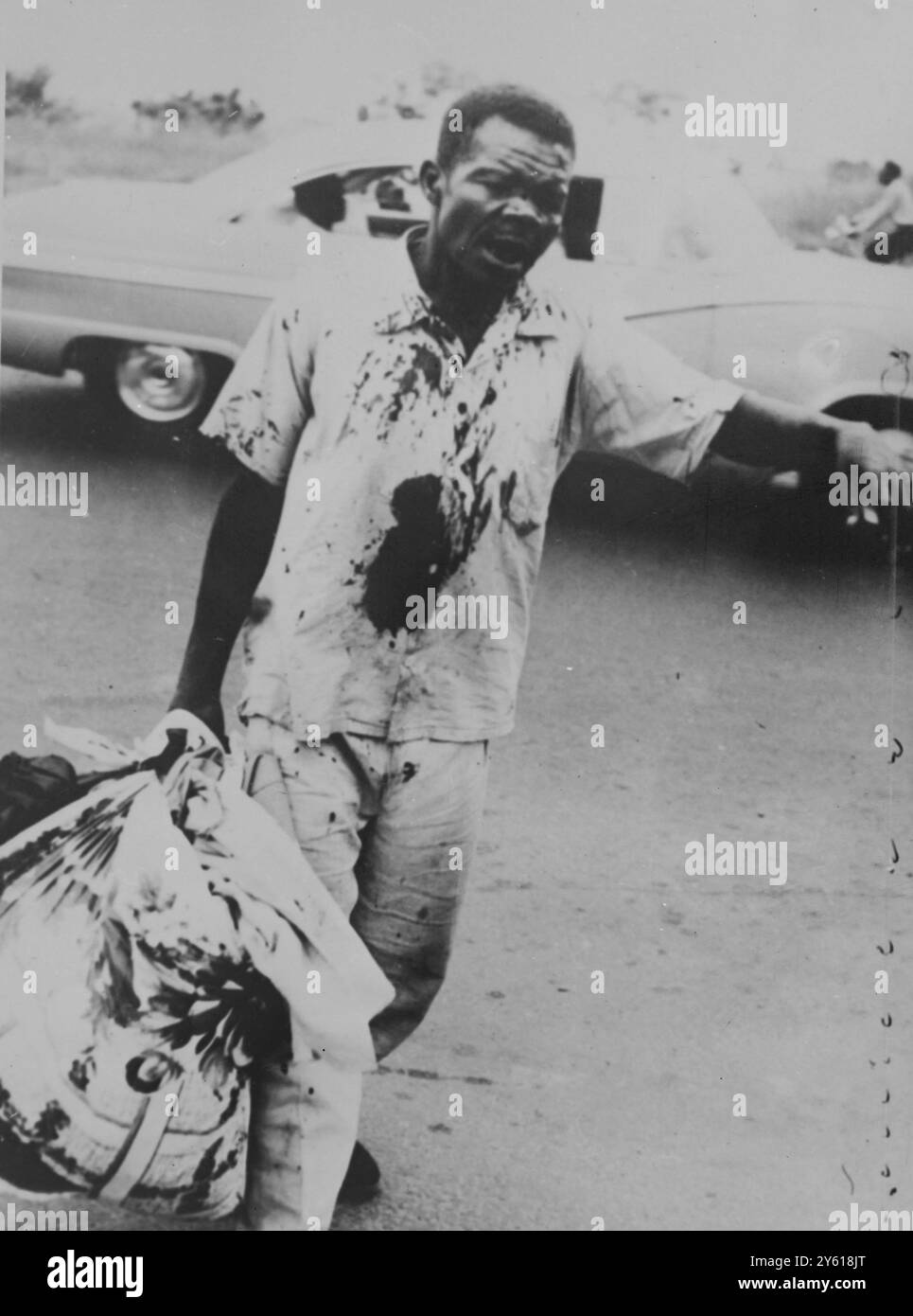RIOTS POLICE AND FOLLOWERS OF JEAN BOLIKANGO LEOPOLDVILLE, CONGO 1 JULY ...