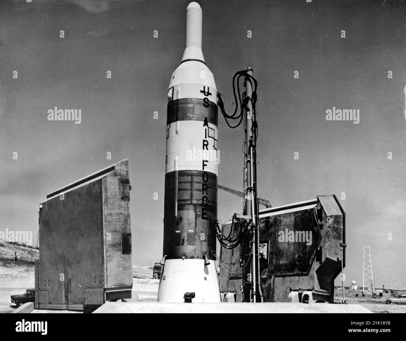 GUIDED MISSILE AND ROCKETS TITAN MISSILE FROM LAUNCHER 27 JUNE 1960 ...