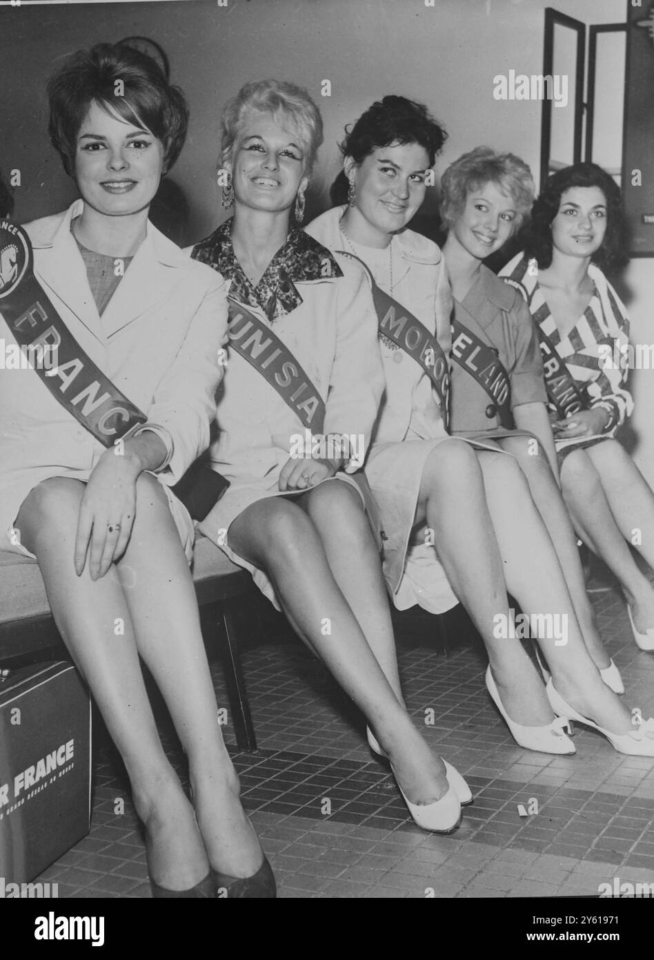 BEAUTY MISS UNIVERSE CONTEST 25 JUNE 1960 Stock Photo - Alamy