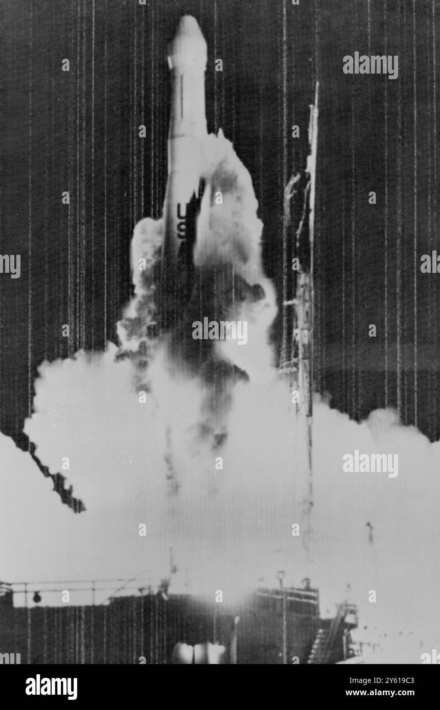 GUIDED MISSILE AND ROCKETS THOR ABLE STAR ROCKET 22 JUNE 1960 Stock ...