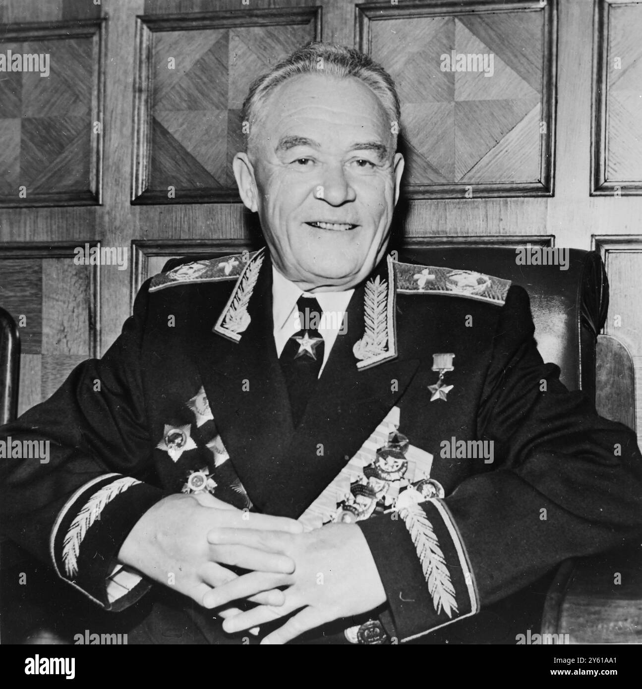 RUSSIAN KONSTANTIN VERSHININ PORTRAIT OF A CHIEF MARSHAL OF AVIATION ...