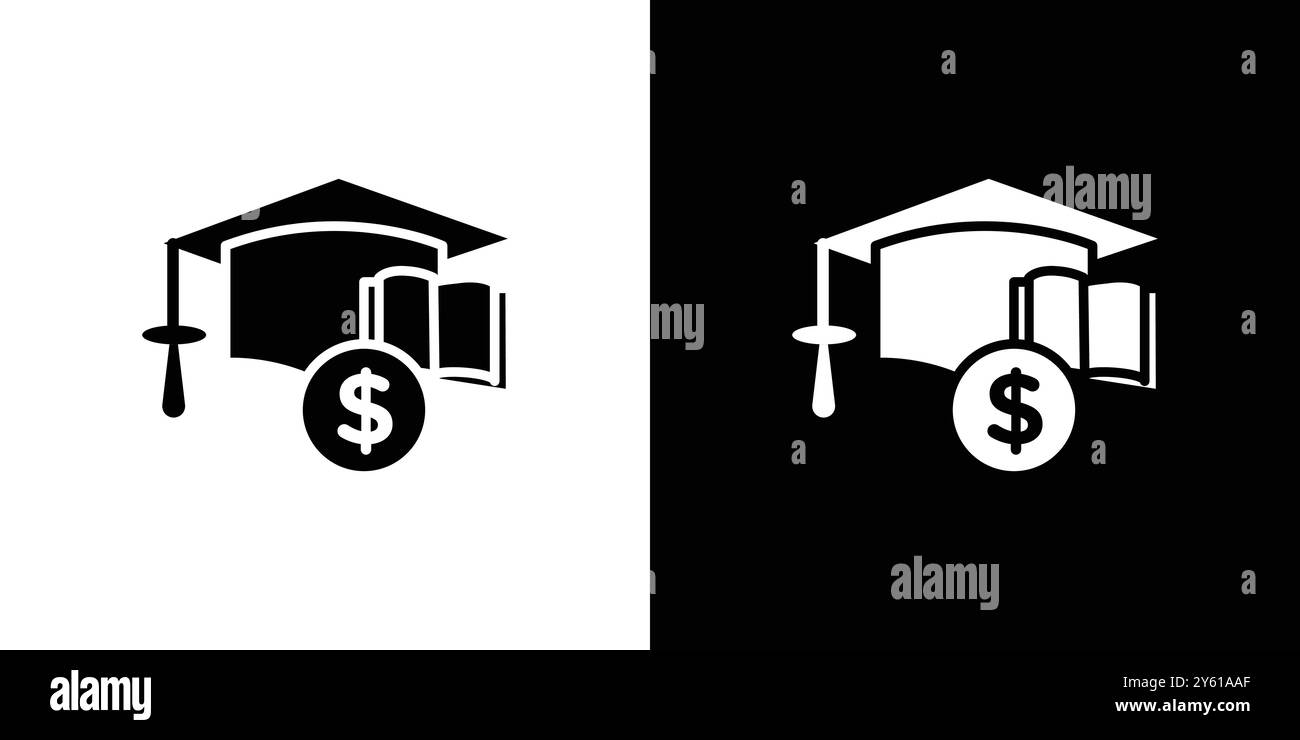 tuition fee icon vector logo set collection or bundle pack group Stock ...