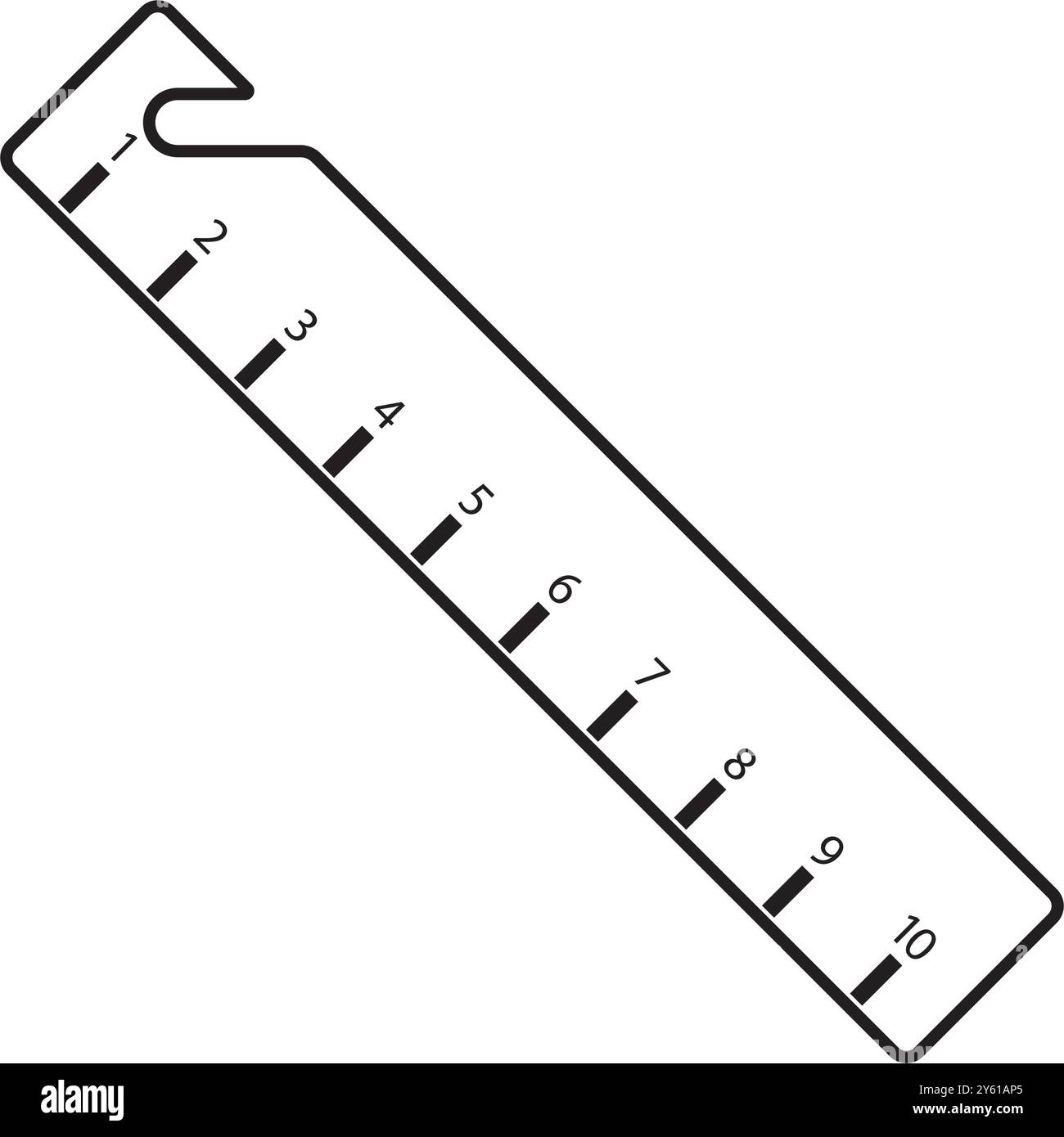 Ruler centimeter inch Black and White Stock Photos & Images - Alamy