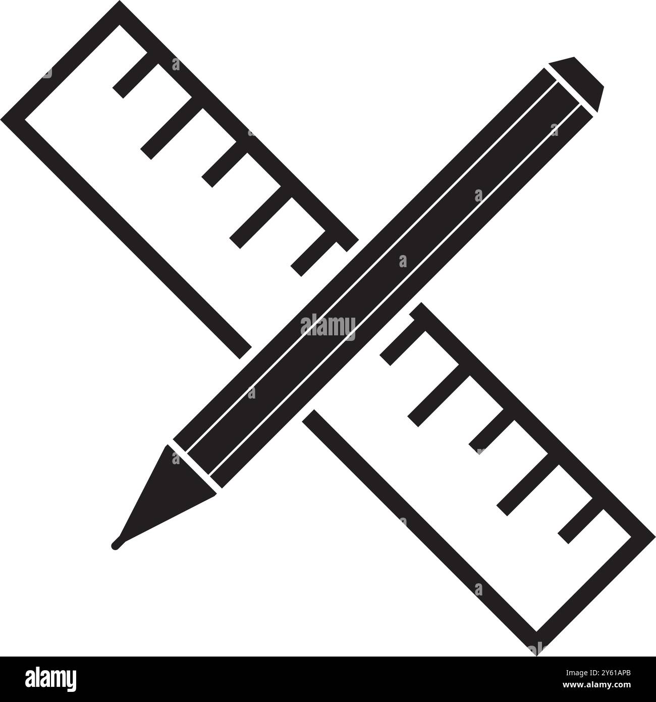 Ruler vector icon illustration symbol design Stock Vector Image & Art ...