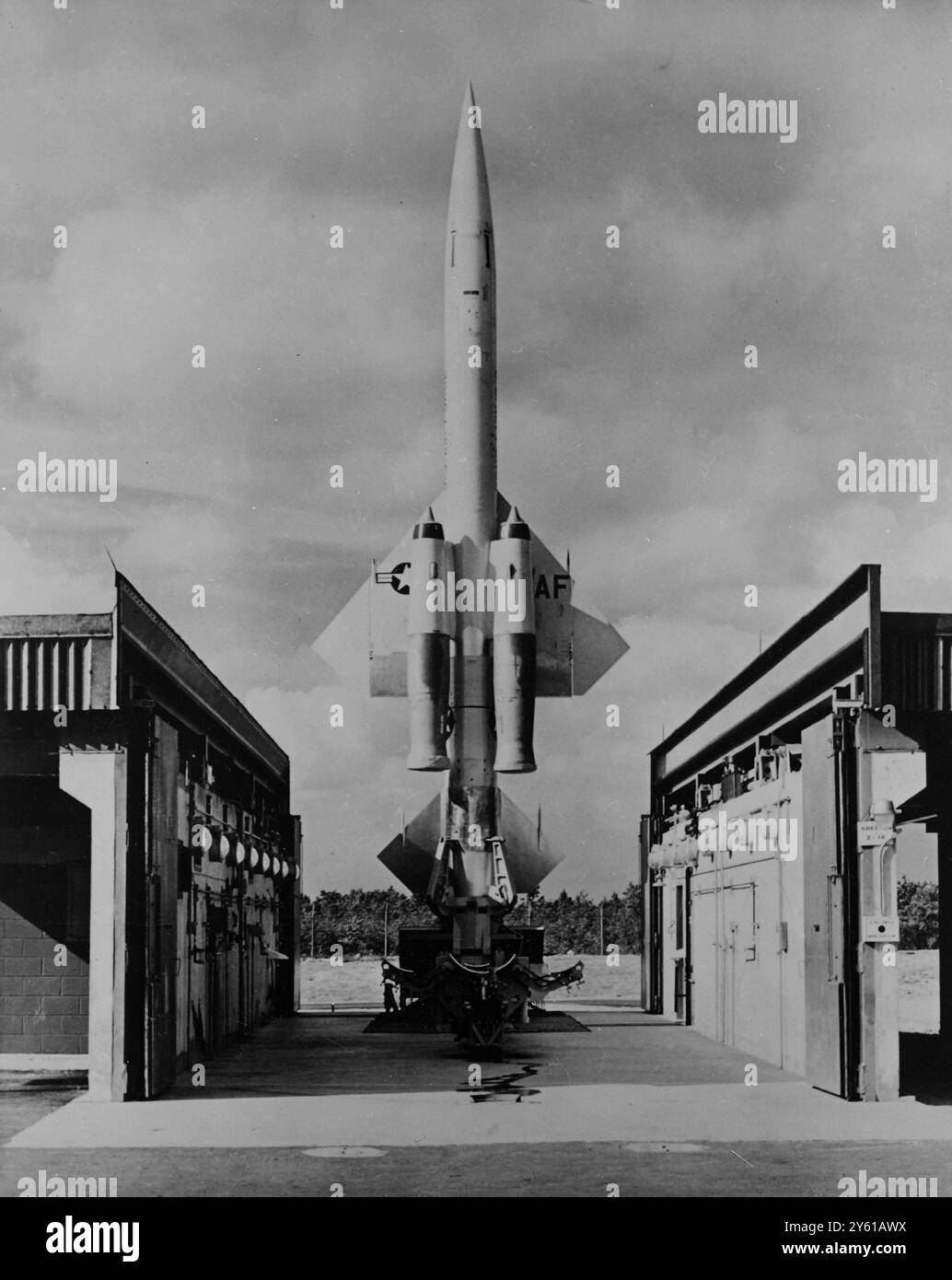 BOMARC MISSILE EXPLODES 9 JUNE 1960 Stock Photo - Alamy