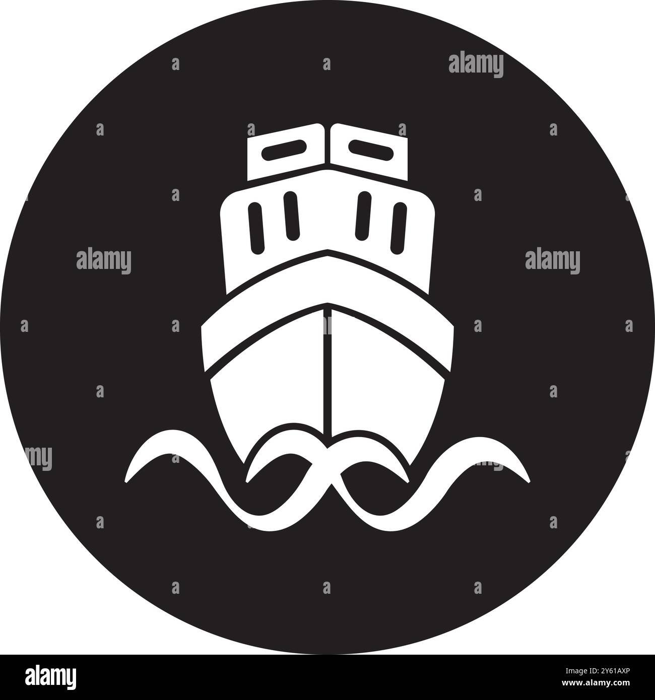 Ship Icon Vector Illustration Logo Design Stock Vector Image And Art Alamy