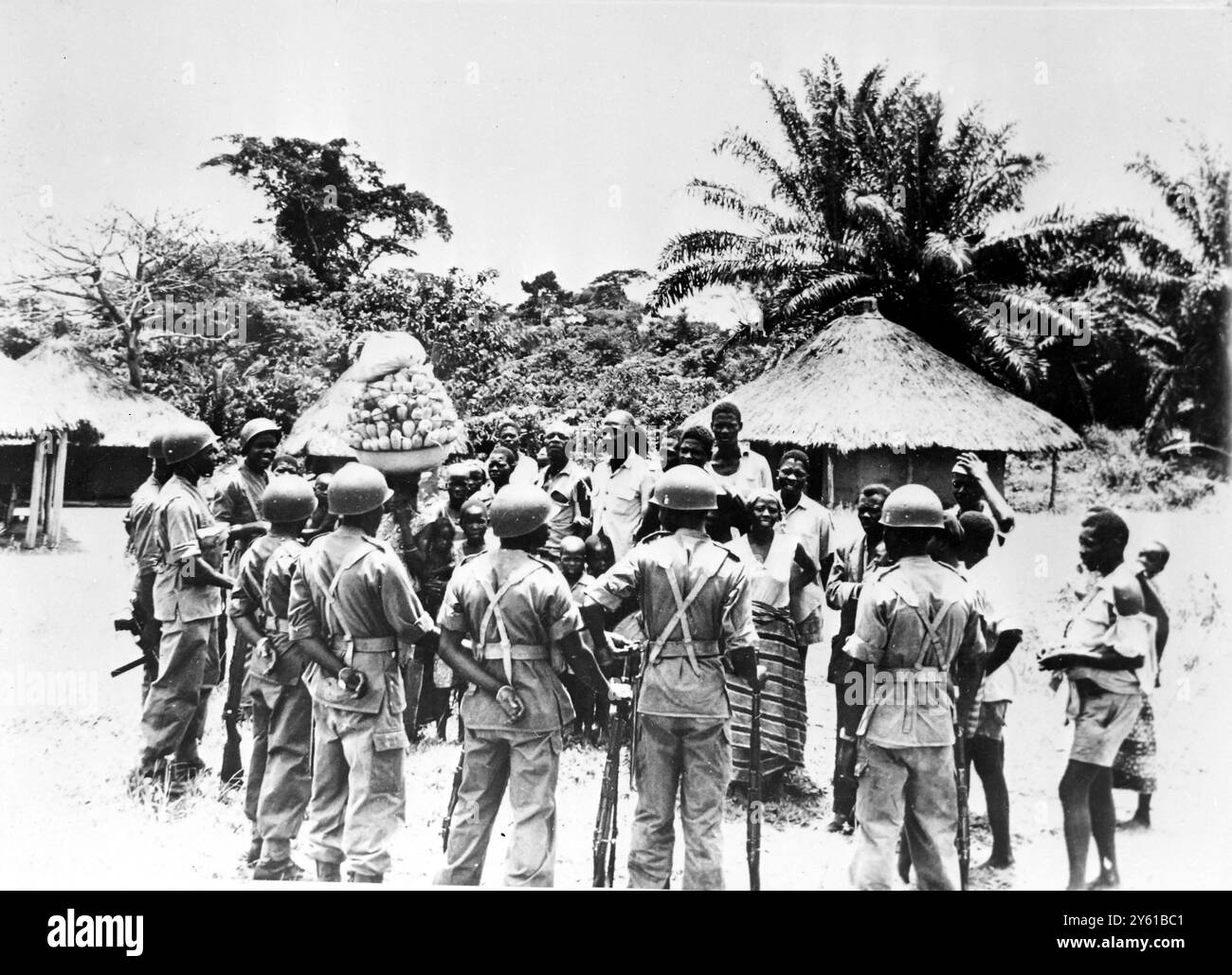 REVOLUTIONS TRIBAL WARFARE BALUBA AND THE LULUA TRIBE 2 JUNE 1960 Stock ...