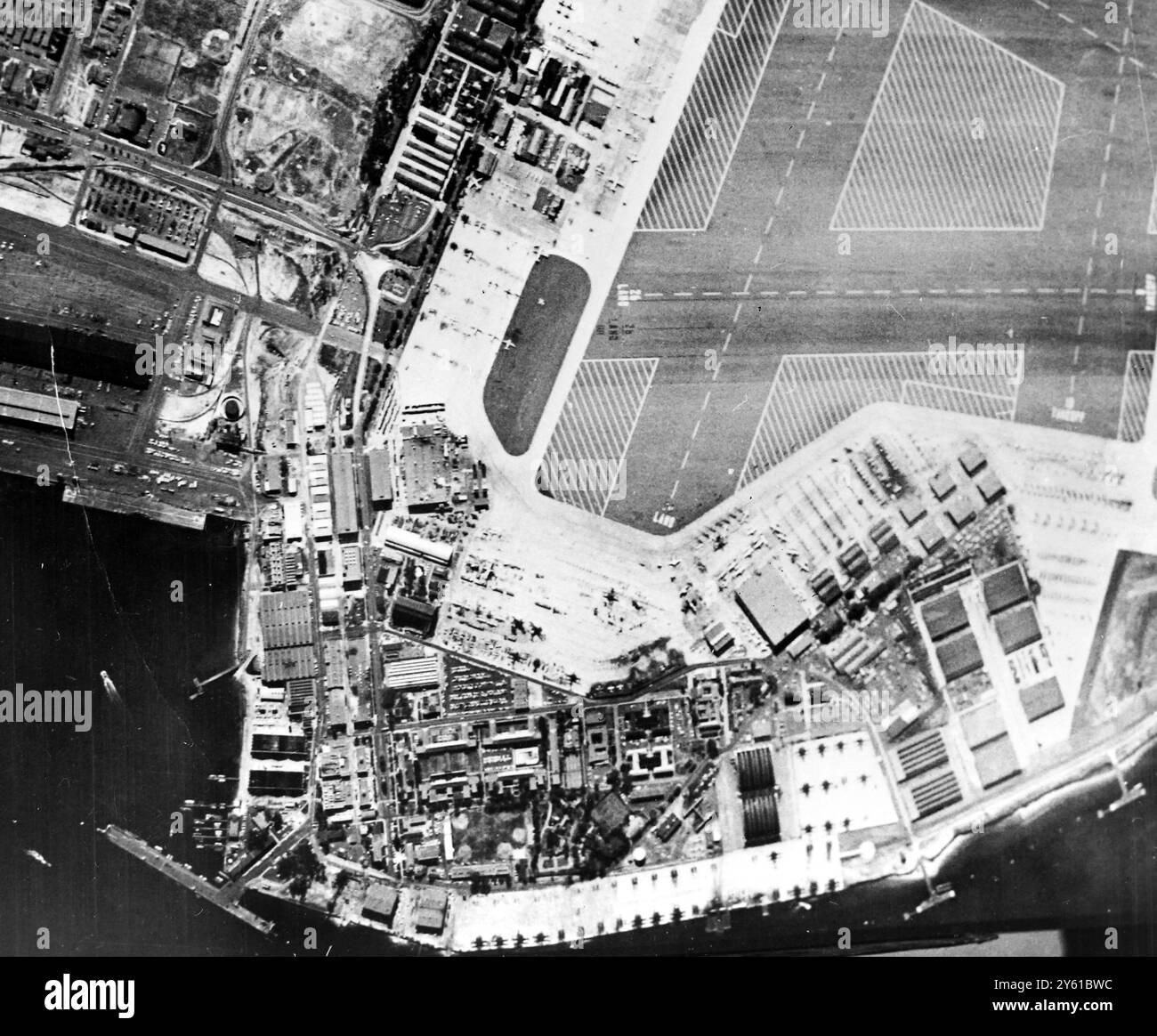AERIAL PHOTO FOR OPEN SKIES POLICY USED BY EISENHOWER 26 MAY 1960 Stock ...