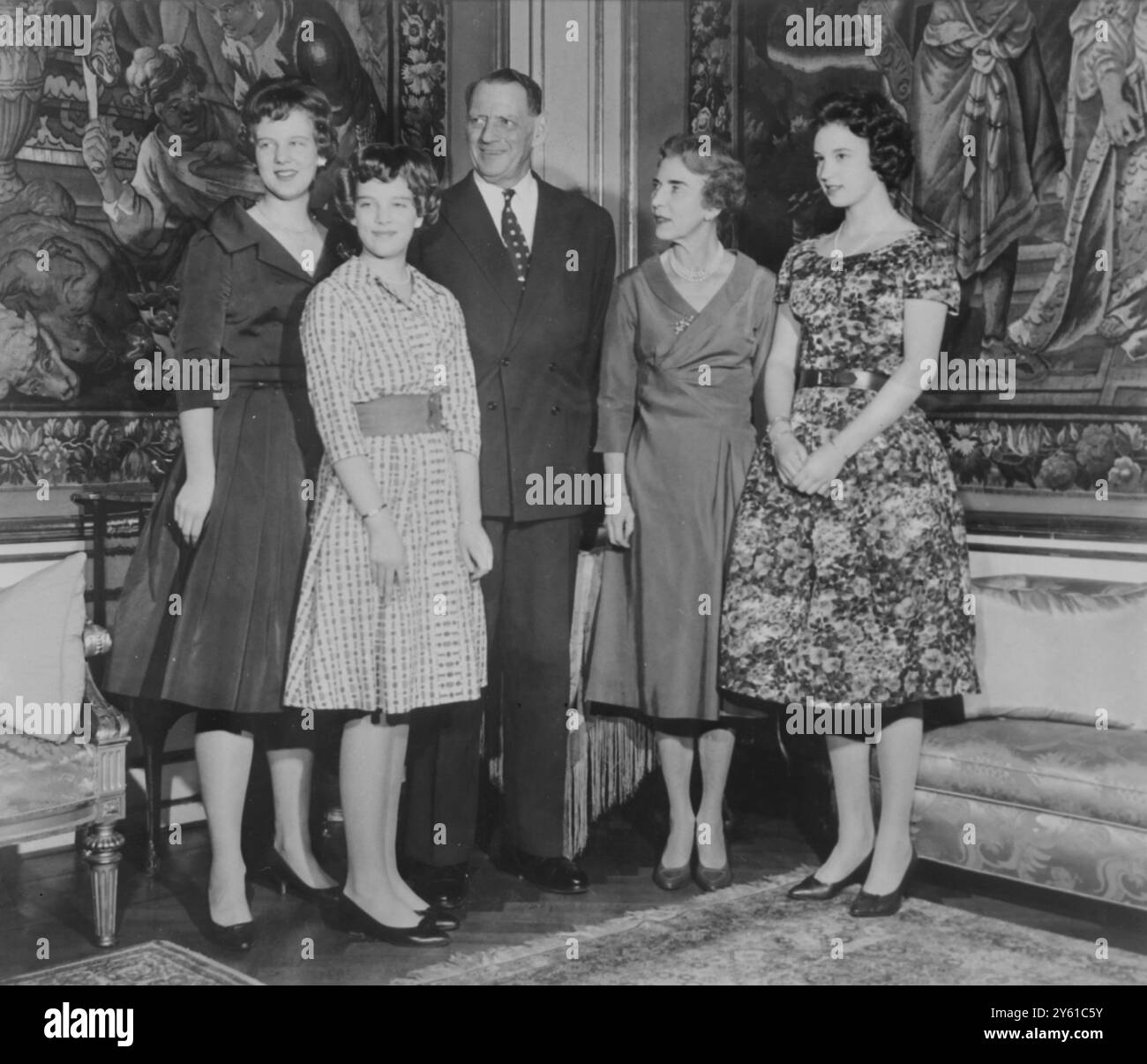QUEEN INGRID WITH KING FREDERIK ON SILVER WEDDING ANNIVERSARY 24 MAY ...