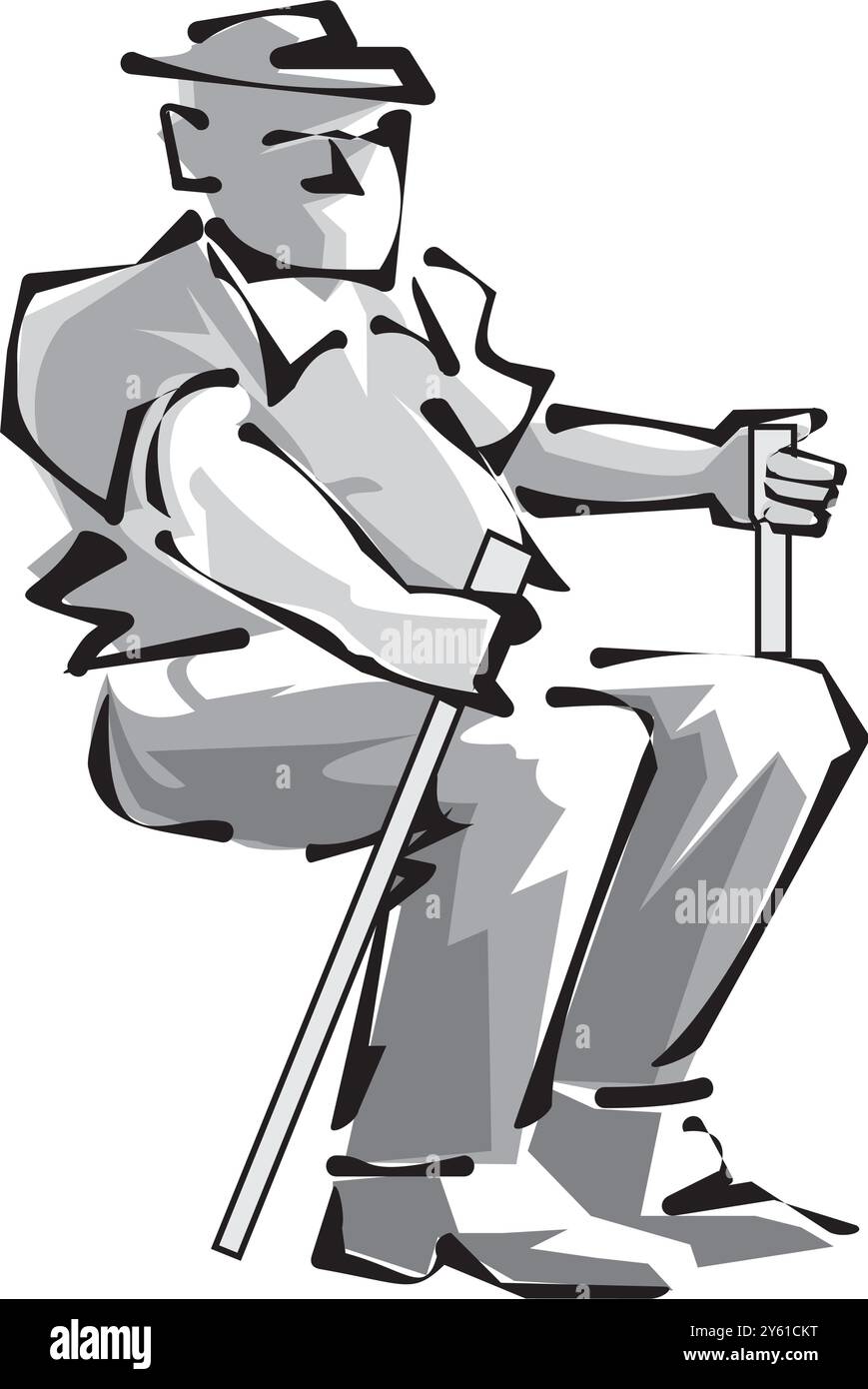 artoon farmer character agrarian agriculture farming profession icon ...