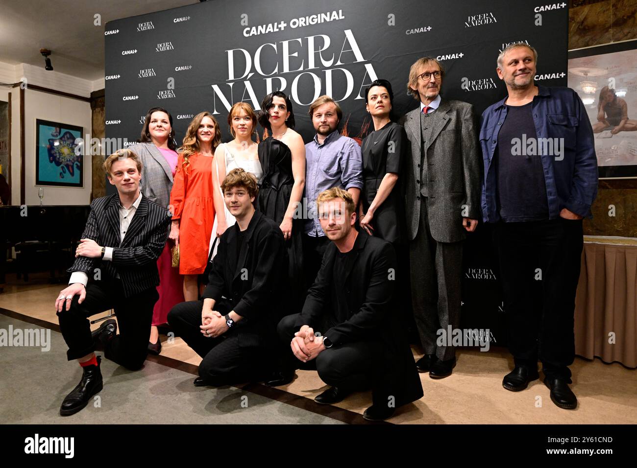 Prague, Czech Republic. 23rd Sep, 2024. Czech actresses and actors pose ...