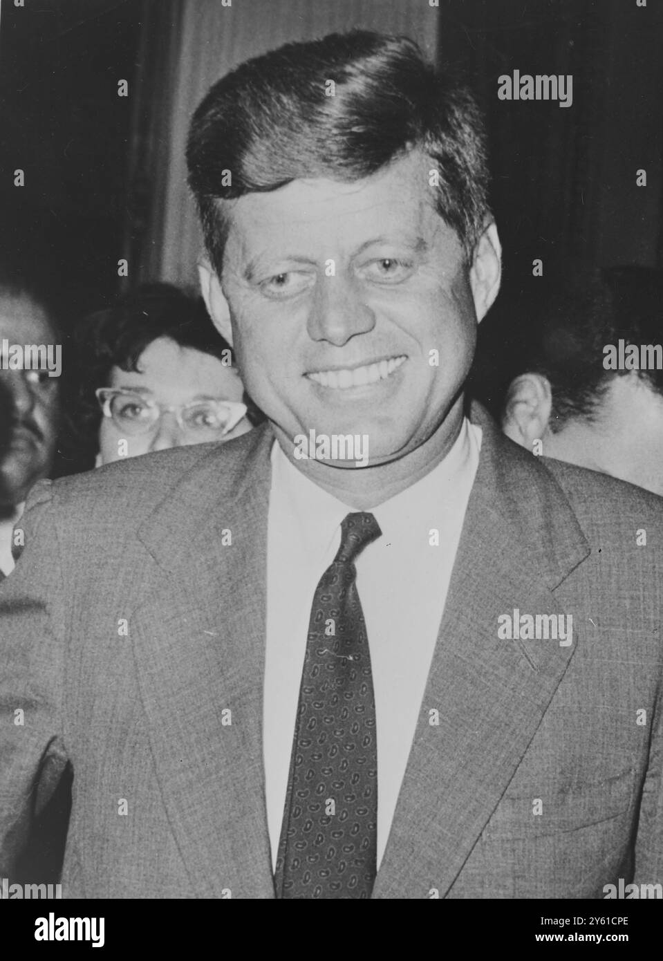 JOHN F KENNEDY AT NATIONAL DEMOCRATIC HEADQUARTER (HQ) NEW YORK / 18 ...