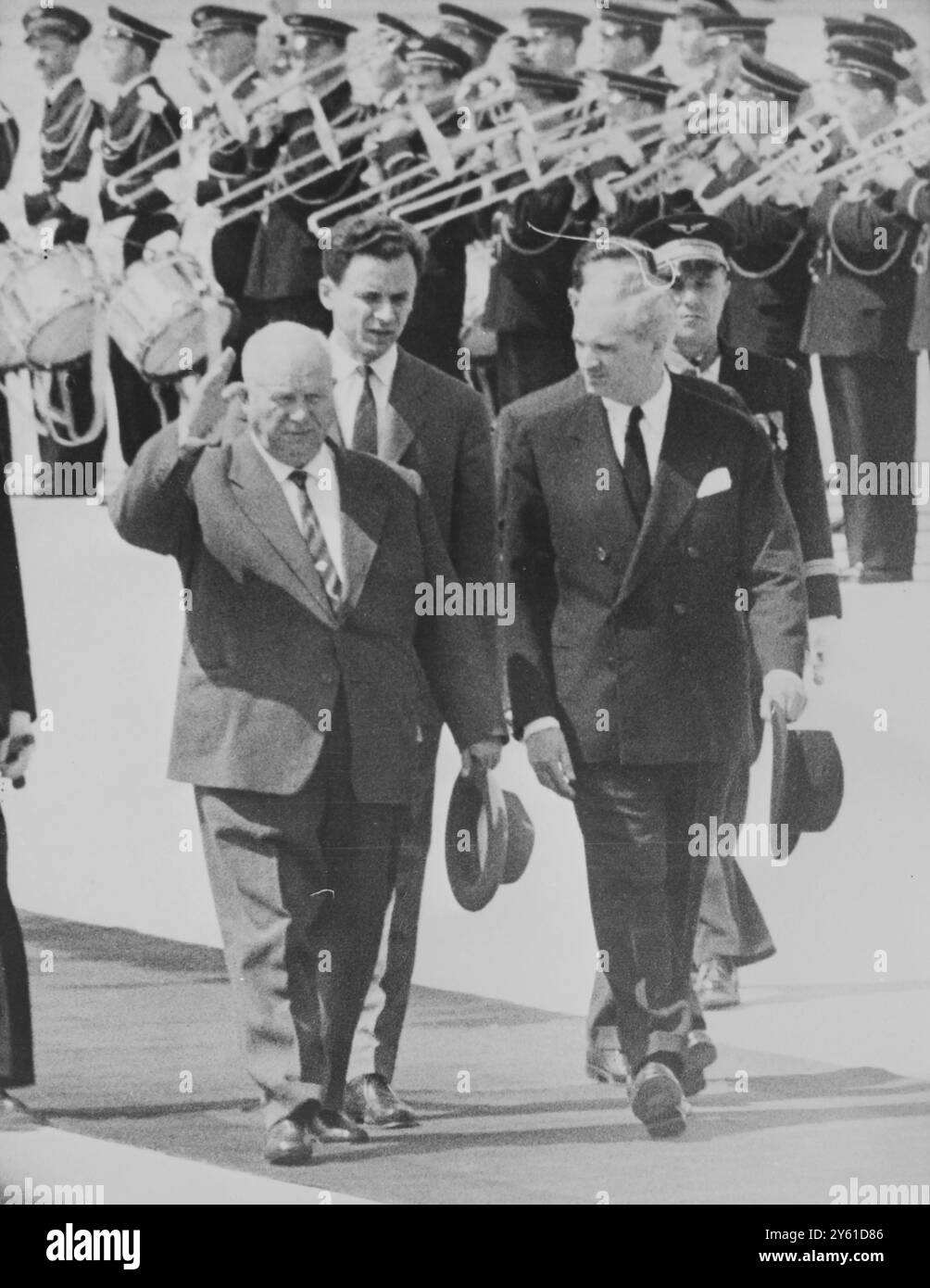 NIKITA KRUSCHEV IN PARIS, FRANCE/ 14 MAY 1960 Stock Photo - Alamy