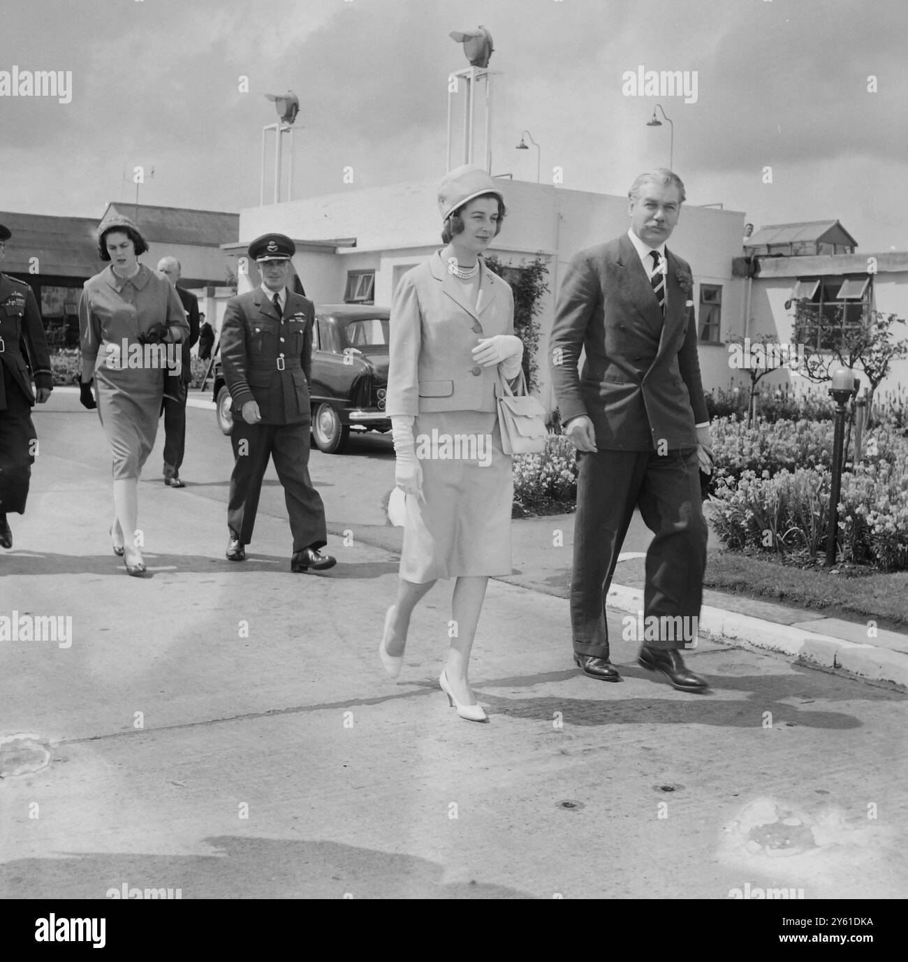 PRINCESS ALEXANDRA IN NORTHERN IRELAND 13 MAY 1960 Stock Photo - Alamy