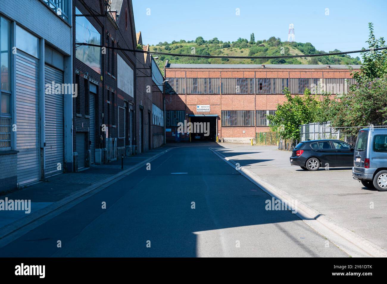 Liege, Belgium, AUG 10, 2024 - Marichal Ketin buildings of the old ...