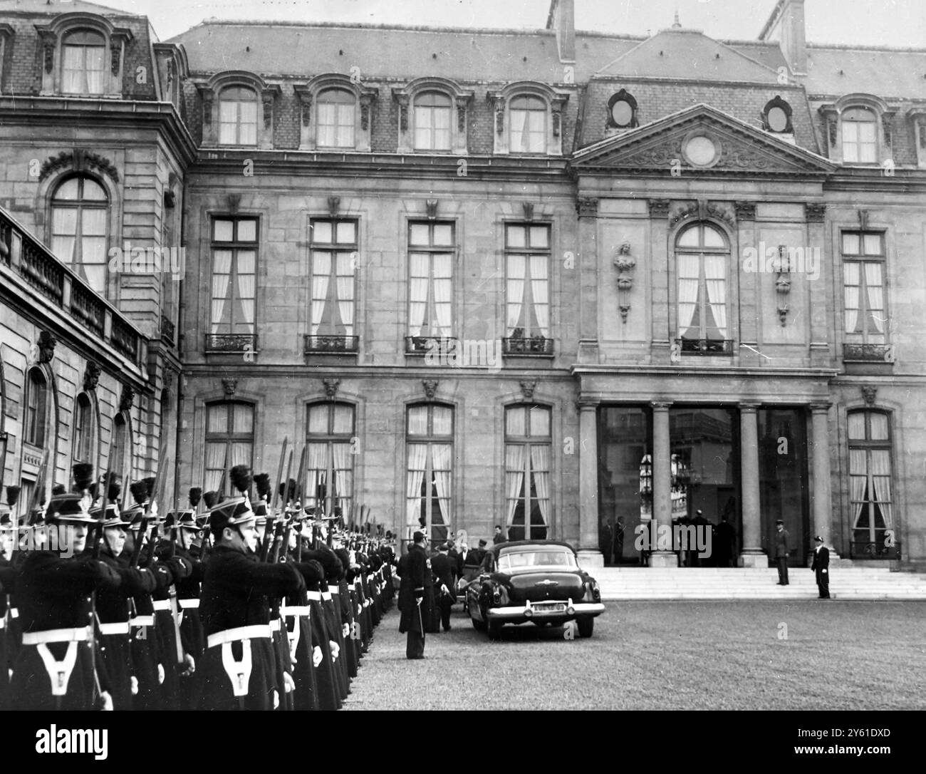THE PALAIS DE L'ELYSEE - HOME OF PRESIDENT CHARLES DE GAULLE OF FRANCE ...