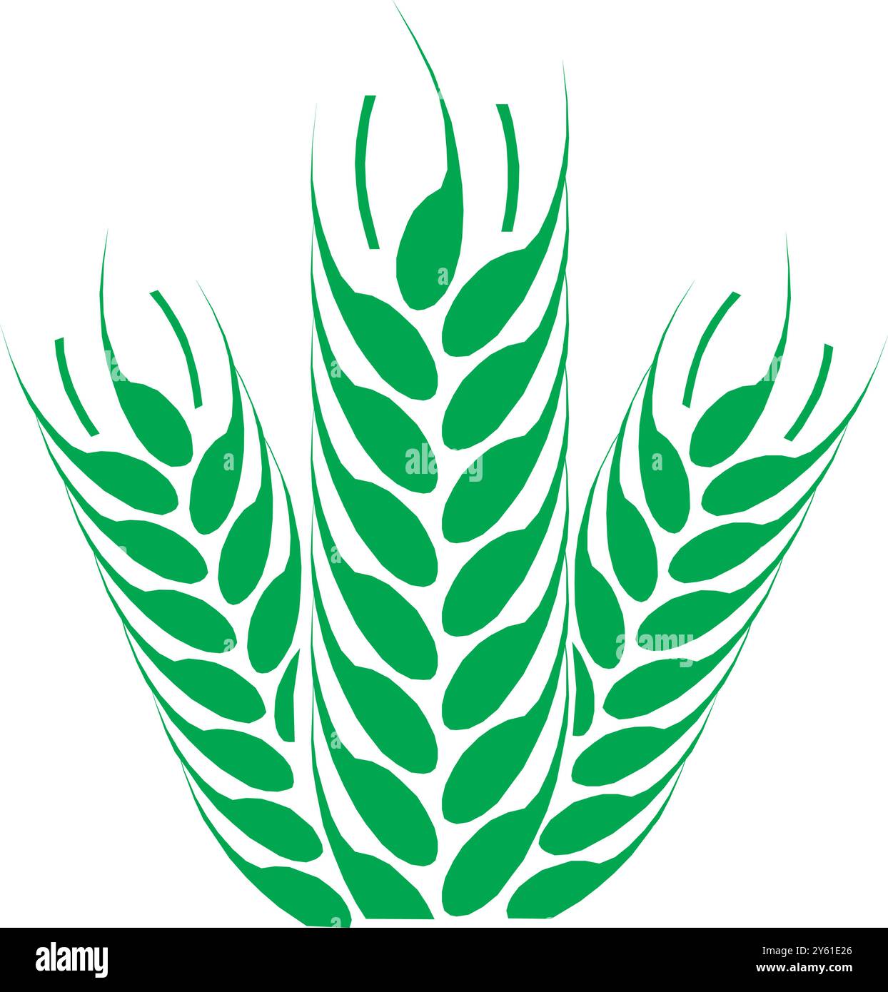 Wheat spike vector illustration Agriculture Symbol icon Stock Vector ...