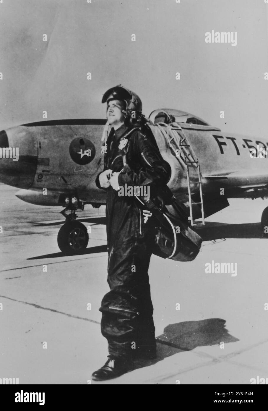 US AIR FORCE POWERS F PILOT 10 MAY 1960 Stock Photo - Alamy
