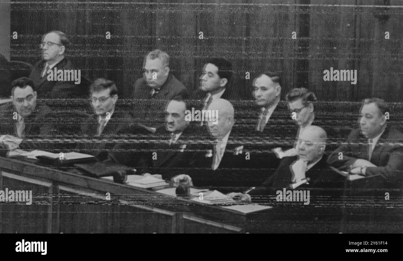 MEETINGS SUPREME SOVIET 7 MAY 1960 Stock Photo - Alamy