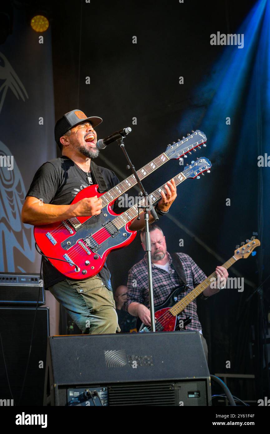 George Leach, Stl'atl'imx First Nation, Rock musician, actor, playing ...