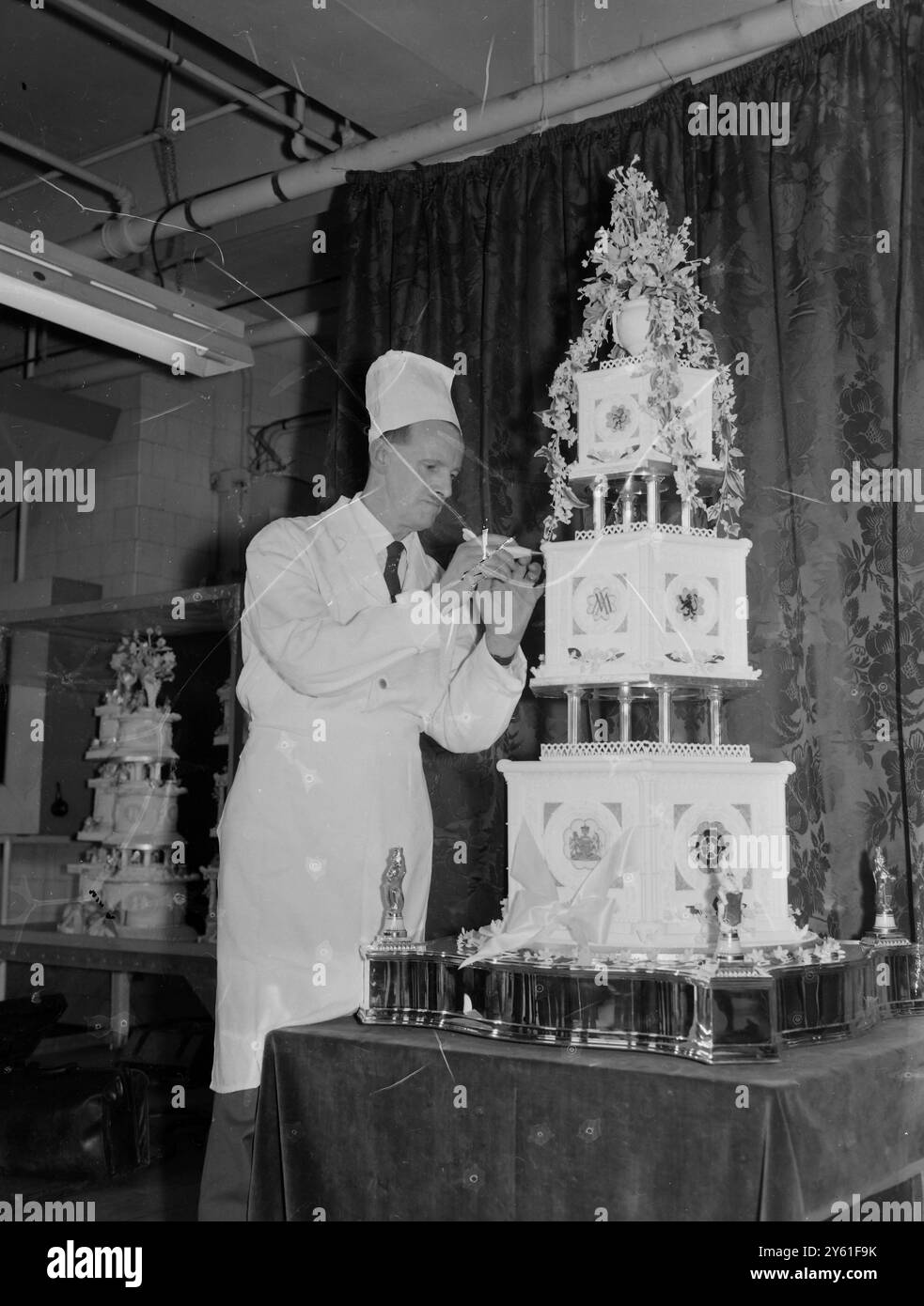 FRANK JACOBS MAKES THE FINISHING TOUCHES TO PRINCESS MARGARET ' S ...