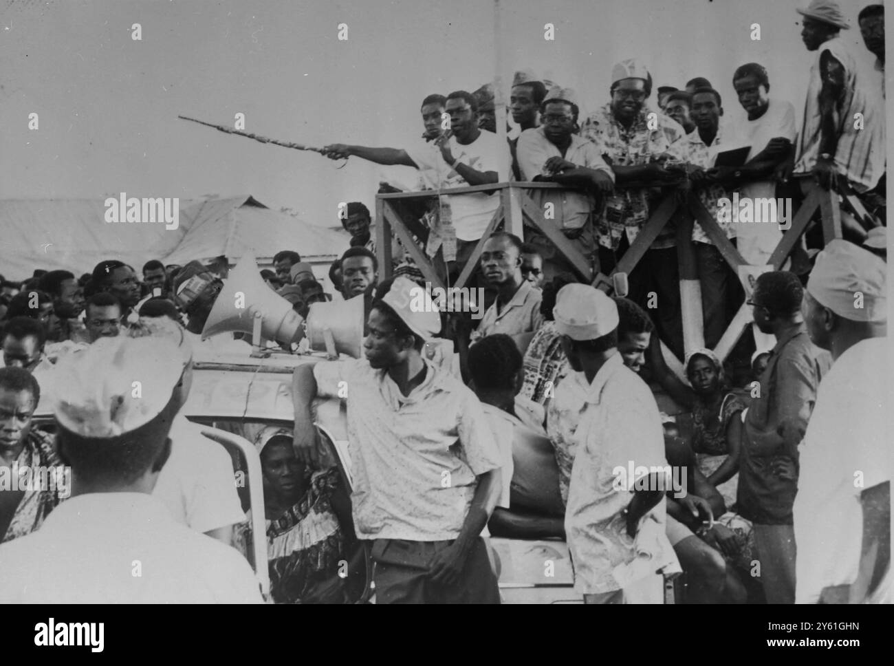 MEETINGS GHANAN CONVENTION PEOPLES PARTY 25 APRIL 1960 Stock Photo - Alamy