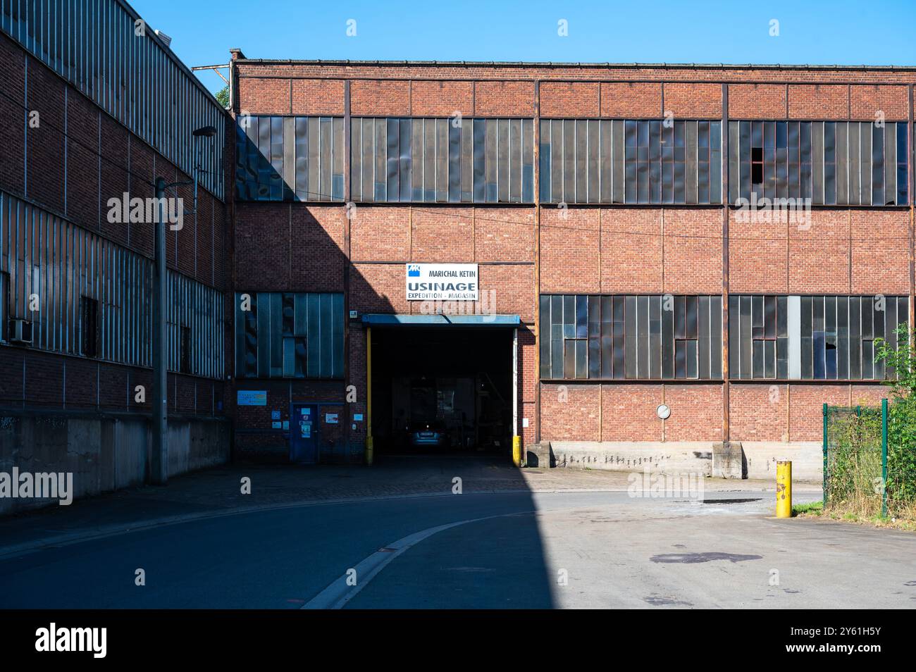 Liège, Belgium, AUG 10, 2024 - Marichal Ketin buildings of the old ...