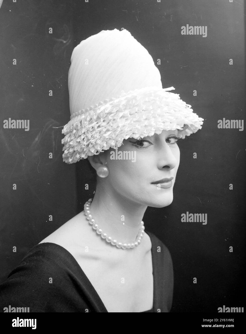 MODEL ISOBEL BABIANSKA SPORTING A EASTER HAT CREATED BY FASHION ...