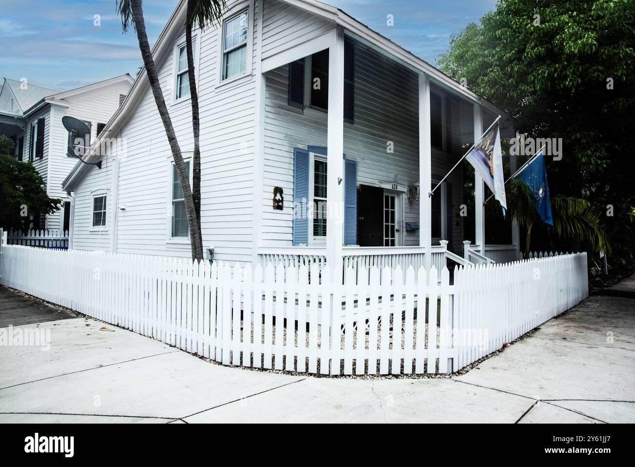 House in Key West's Old Town, corner of Elizabeth and Flemming Streets ...