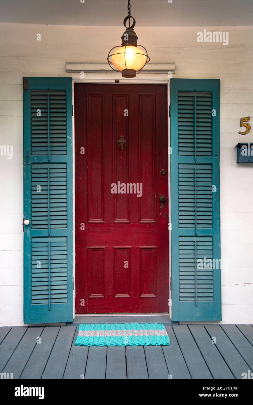 Front Door, Old Town, Key West, Florida Stock Photo - Alamy