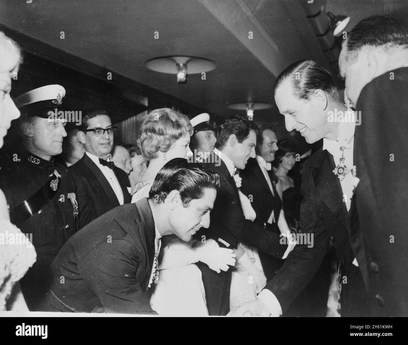 PRINCE PHILIP AND ANTONIO SPANISH DANCER MEETS 29 MARCH 1960 Stock ...