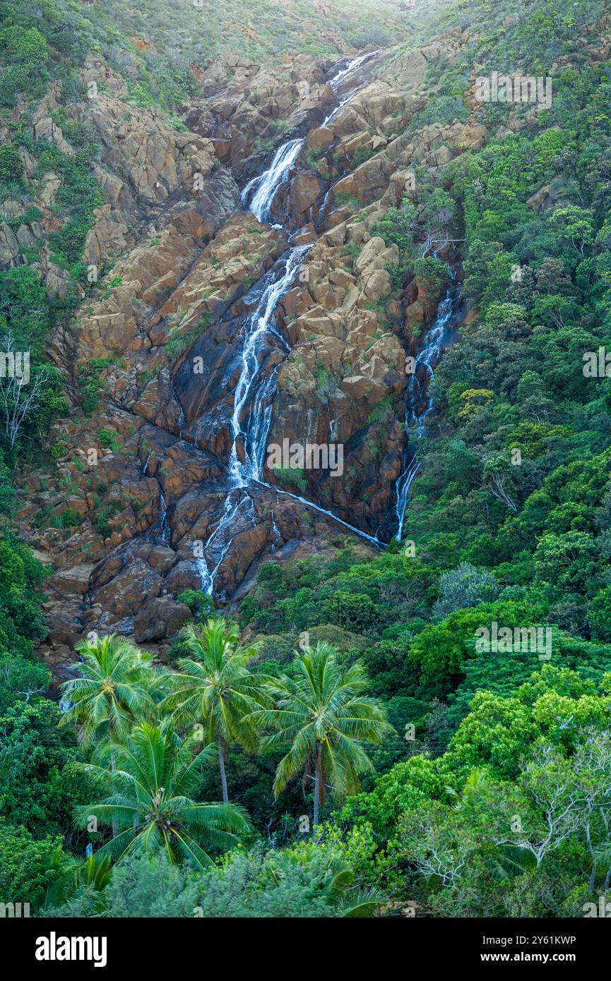 NEW CALEDONIA. TAO WATERFALL ON THE EAST COAST Stock Photo - Alamy