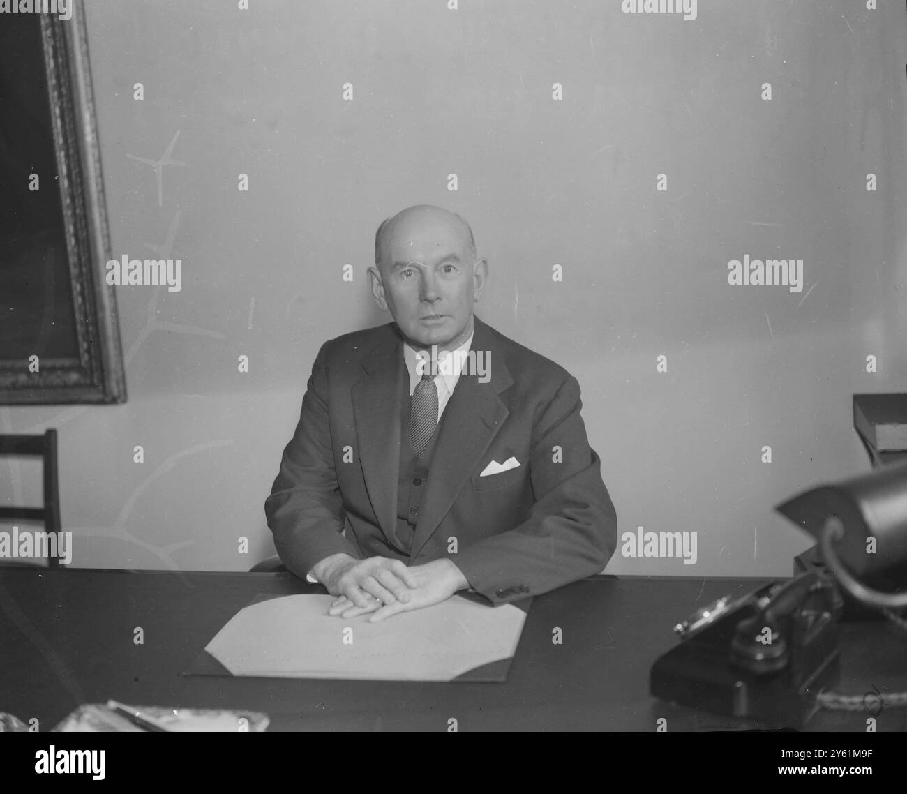 MR GEORGE EDGAR VAUGHAN 24 MARCH 1960 Stock Photo - Alamy