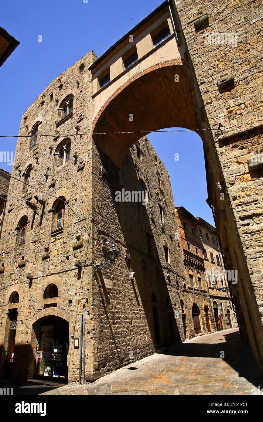 Volterra, historic medieval city of Tuscany. Italy Stock Photo - Alamy