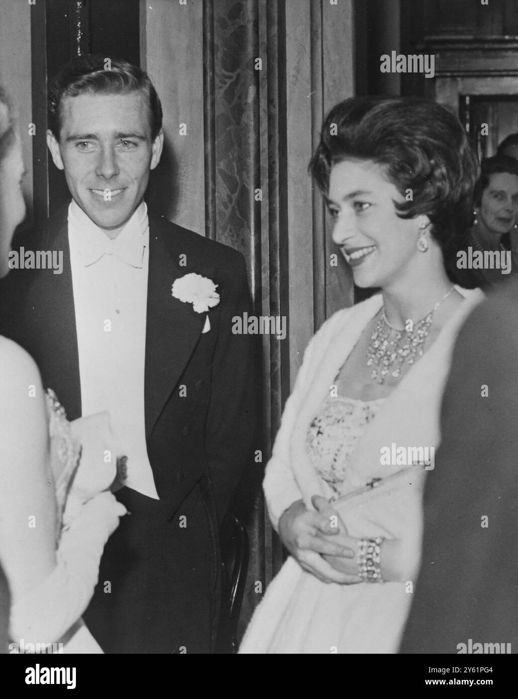PRINCESS MARGARET SEEN WITH FIANCE ANTONY ARMSTRONG JONES AT THE ROYAL ...
