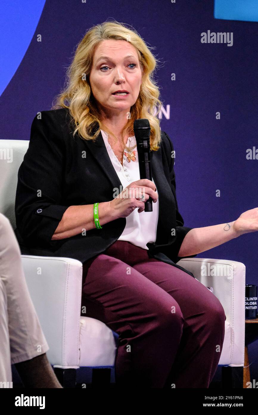 New York, NY, USA. 23rd Sep, 2024. Nicole Hockley, co-founder and co ...