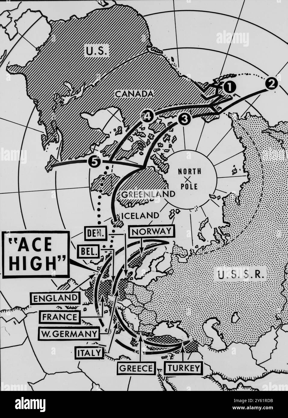 1960 europe map hi-res stock photography and images - Alamy