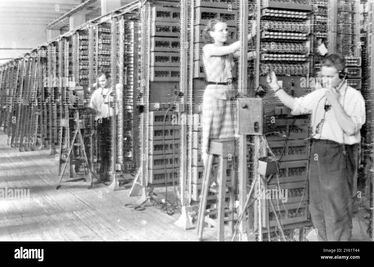 AUTOMATIC TELEPHONE EXCHANGES FOR ASWAN DAM IS CONSTRUCTED IN RIGA ...