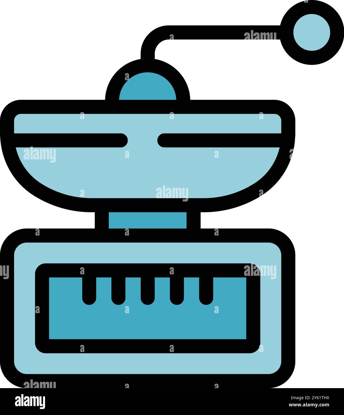 Baby scale indicating increasing weight with moving arrow pointing to ...