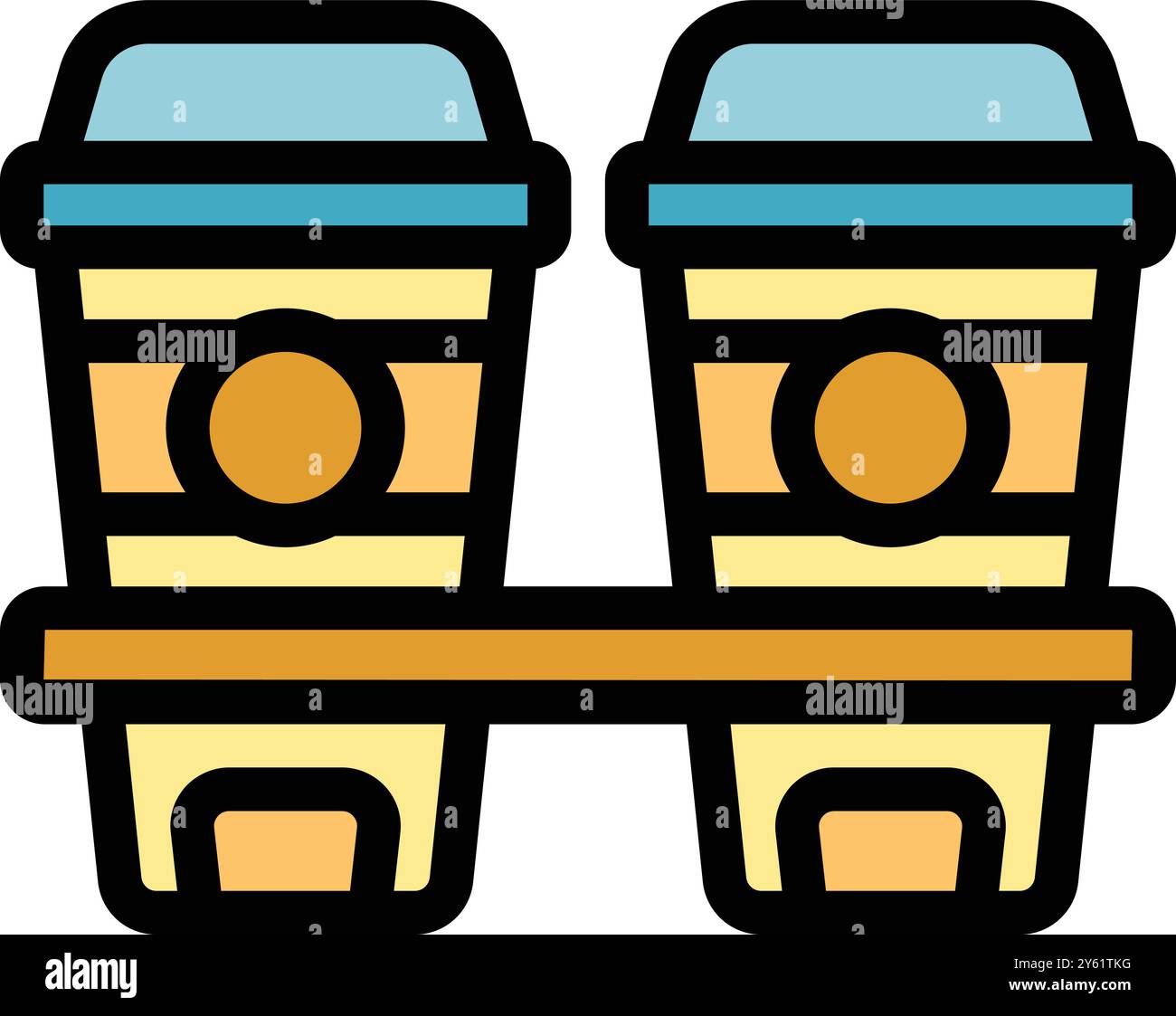 Standing cup holder illustration hi-res stock photography and images ...