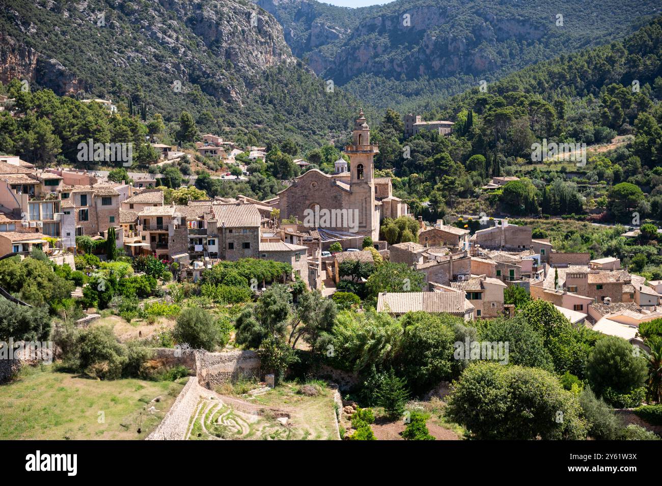 Vldemossa is one of the most beautiful villages in Mallorca. Spain ...