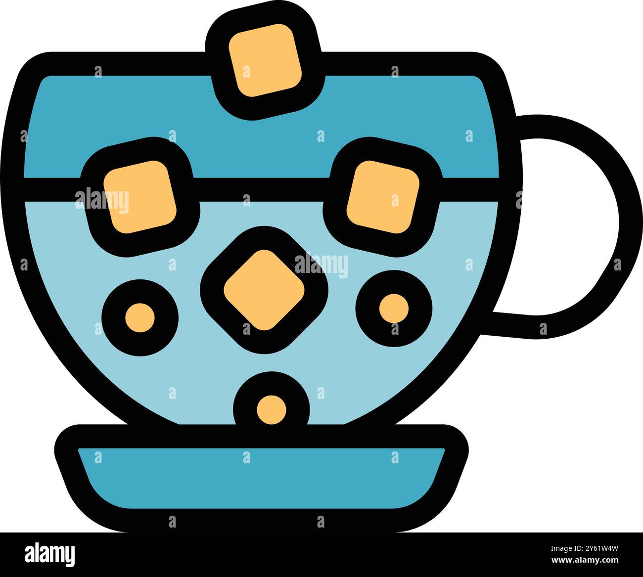 Dissolving sugar Stock Vector Images - Alamy