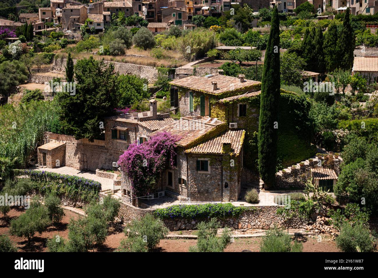 Vldemossa is one of the most beautiful villages in Mallorca. Spain ...