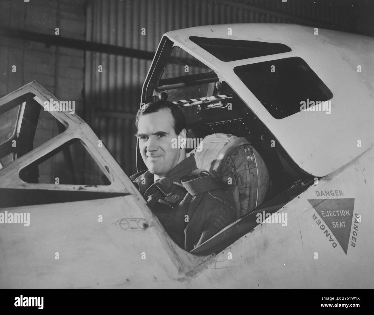 GODFREY AUTY CHIEF TEST PILOT AT THE CONTROLS OF THE BRISTOL TYPE 188 5 ...