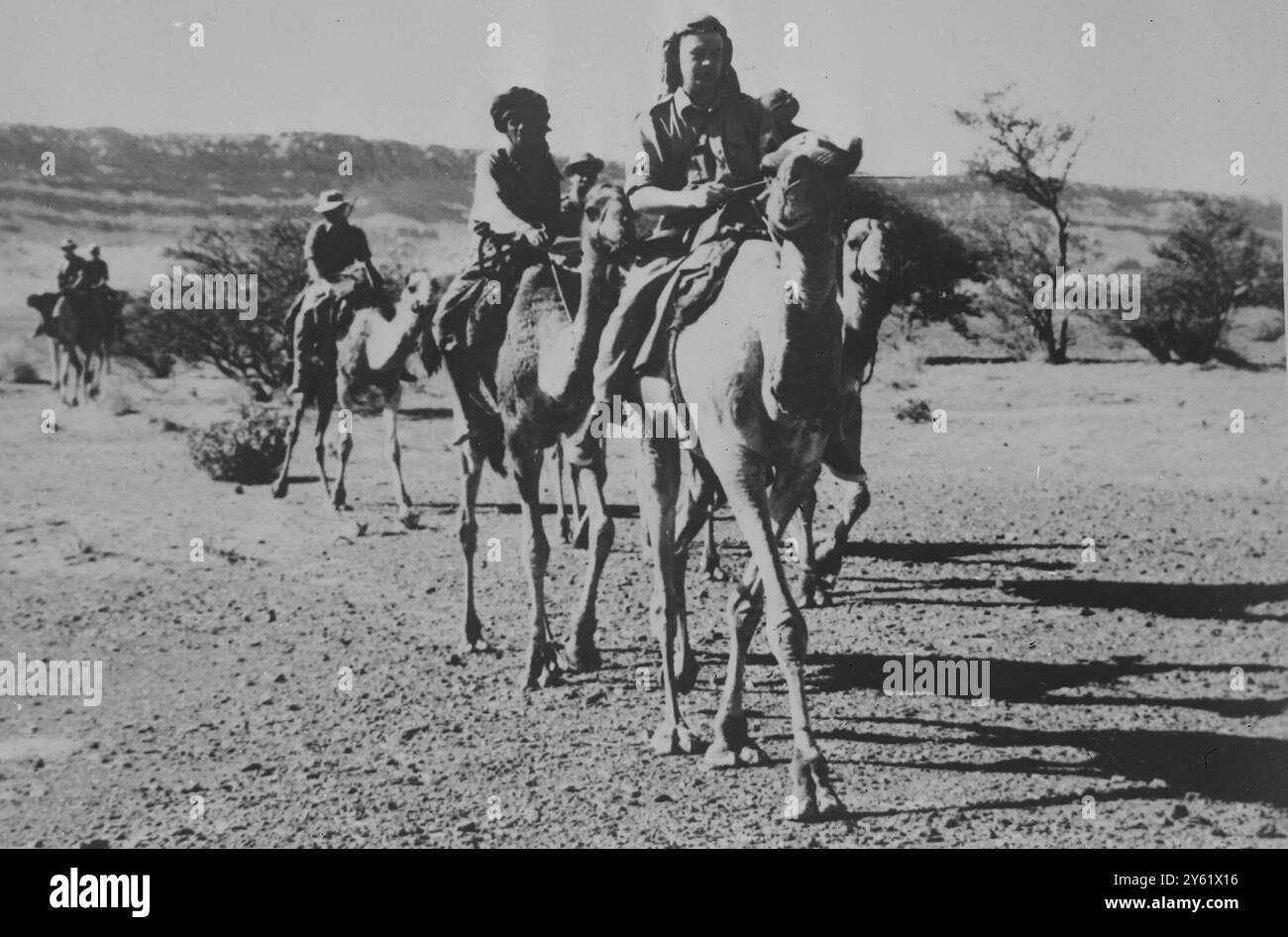CAPTAIN G JENKINSON OF THE SPECIAL AIR SERVICE REGIMENT ON CAMEL PATROL 7 FEBRUARY 1960 Stock ...
