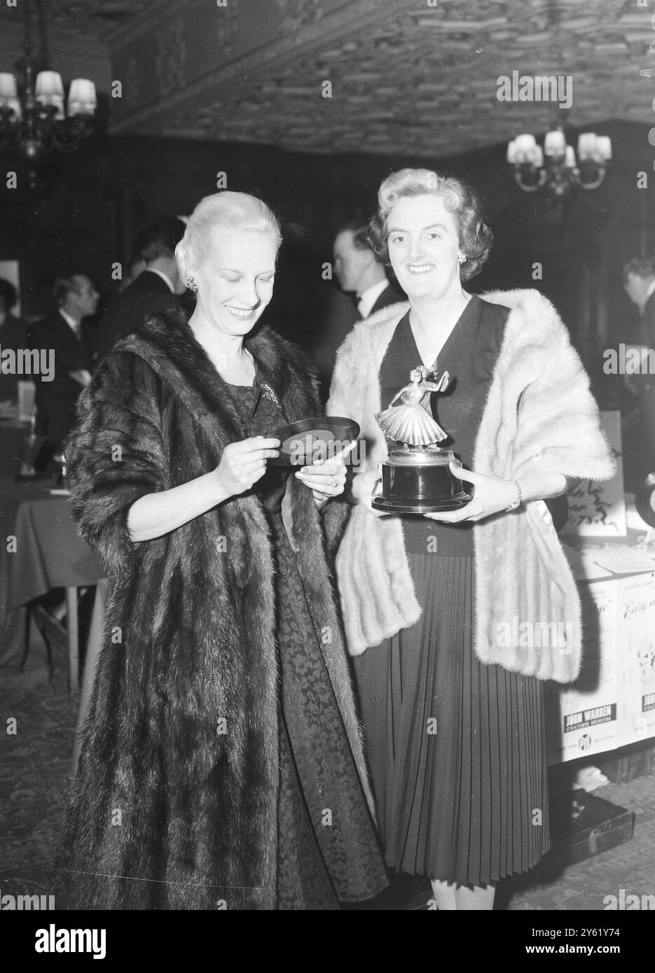 MISS FLORENCE NEWREGIN AND MISS NANCY CLARICE AT THE DANCING MASTERS ...